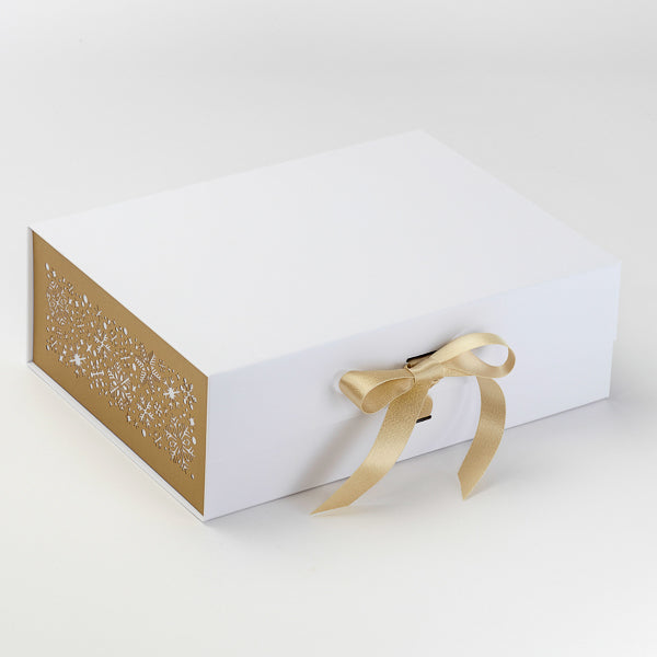 Gold Decorative Panels For Folding Gift Boxes | Holiday Gift Packaging ...